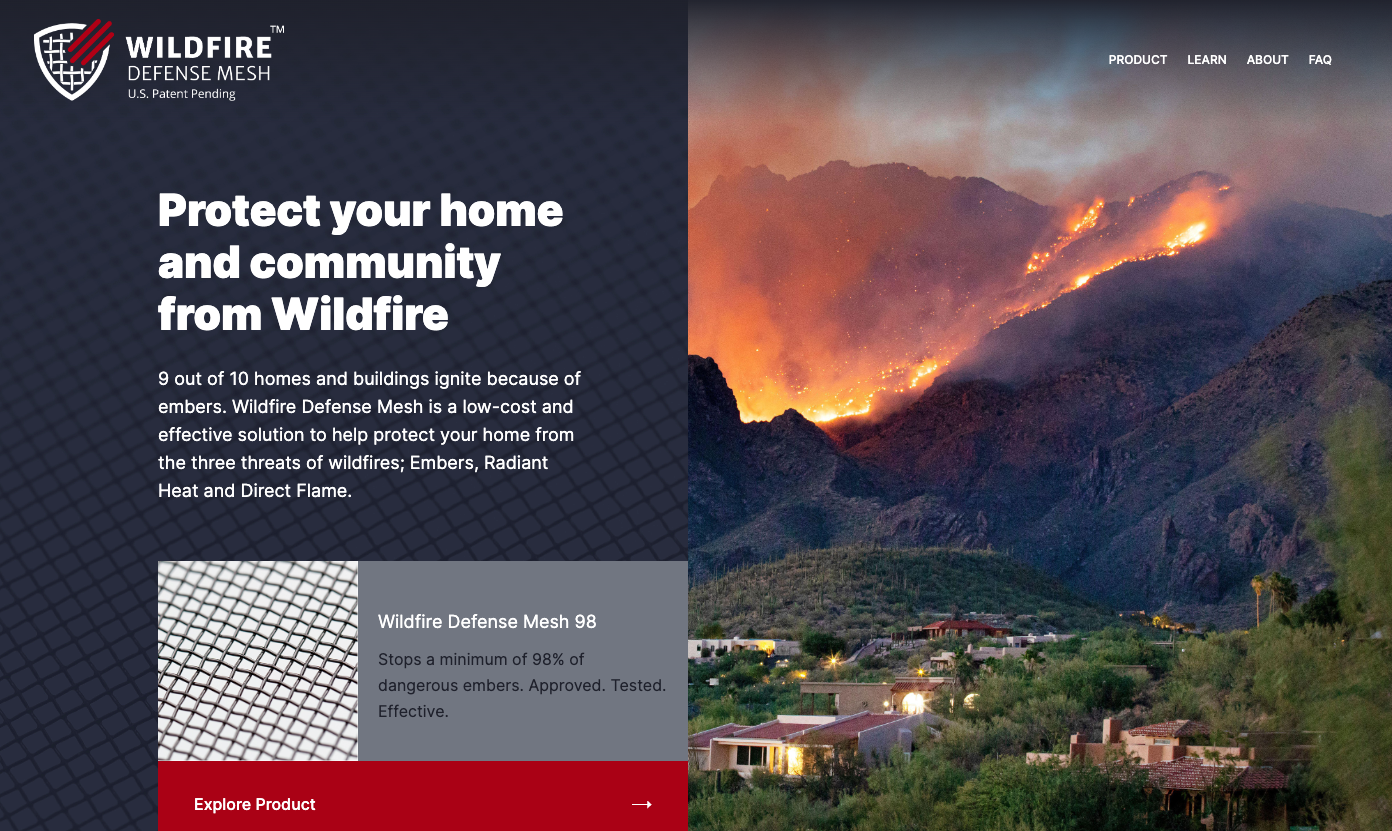 Building Wildfire Resilience - News & Resources | Wildfire Defense Mesh